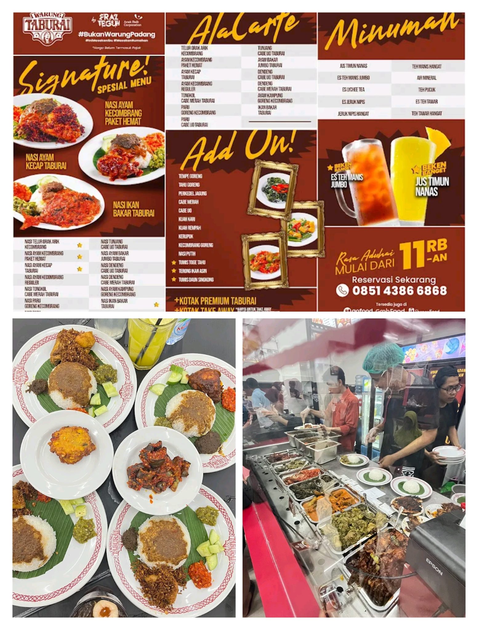 Warung Nasi Padang Taburai Milik Komika Praz Teguh Kini Buka di Bogor ...